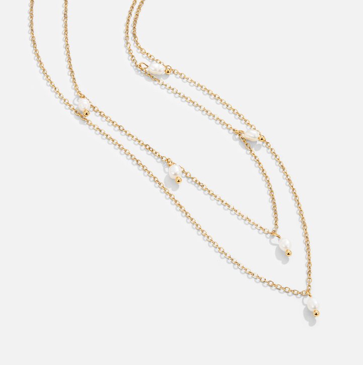 Kay Pearl Drop Layered Necklace – Michelle & Jace Jewels